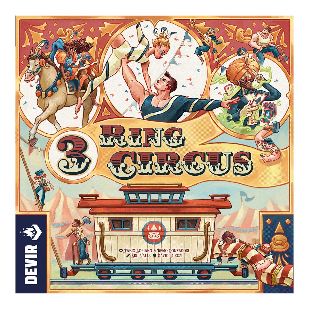 3 Ring Circus (Ding & Dent) — BoardtopiaGames.com