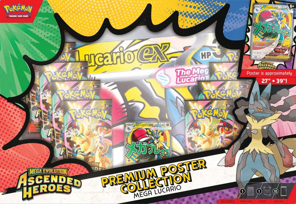 Pokemon: Mega Evolution 2.5 - Ascended Heroes Premium Poster Collectio ...