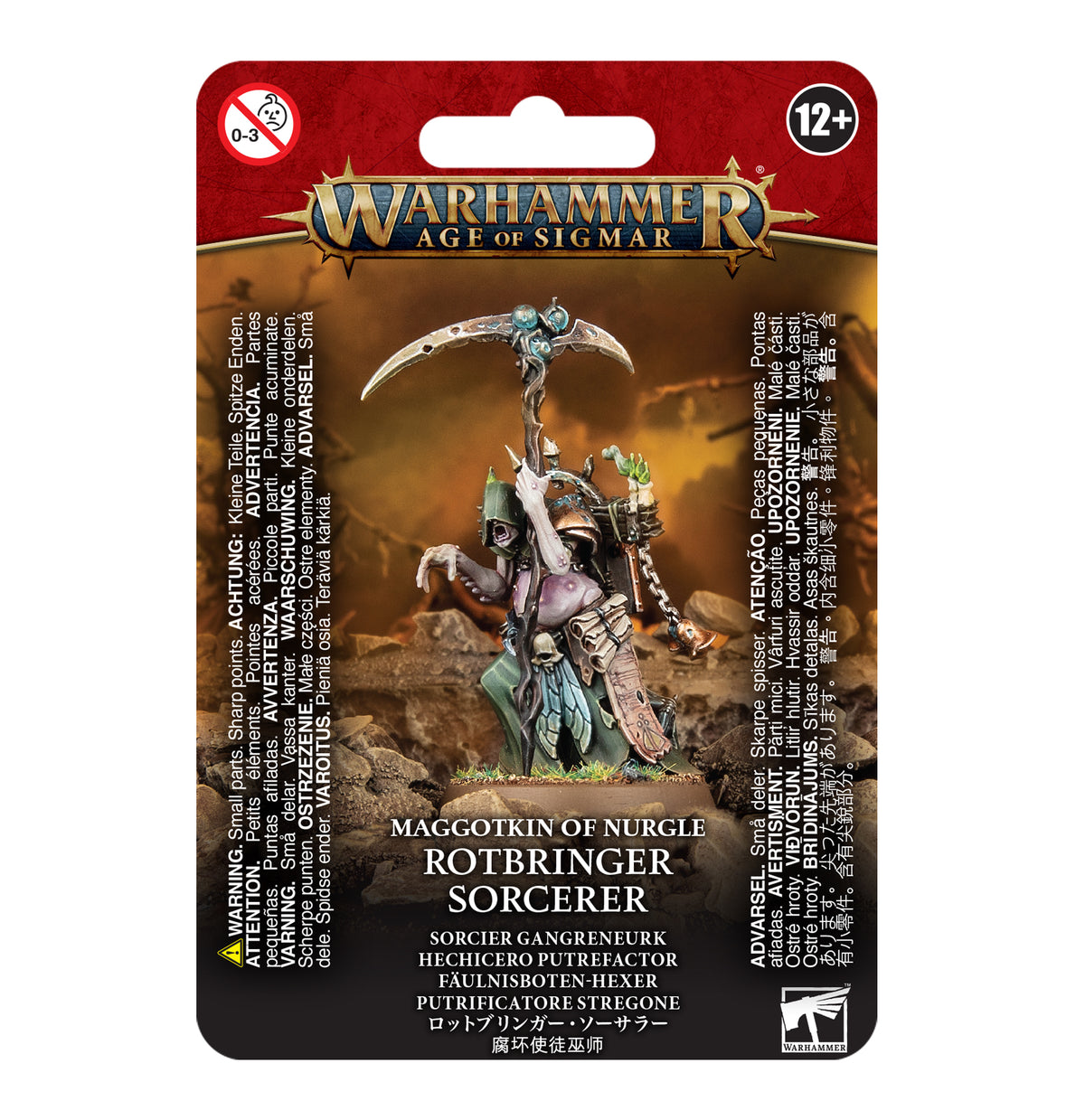Warhammer Age of Sigmar: Maggotkin of Nurgle - Rotbringer Sorcerer ...